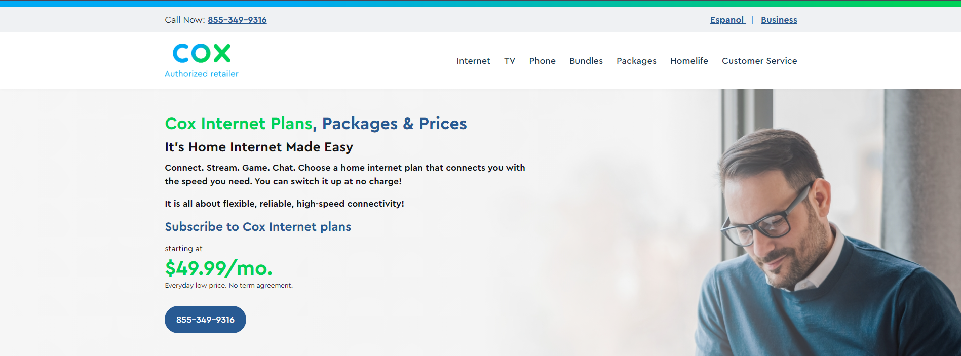 Cox Internet Plans & Pricing Starting at $50/mo.